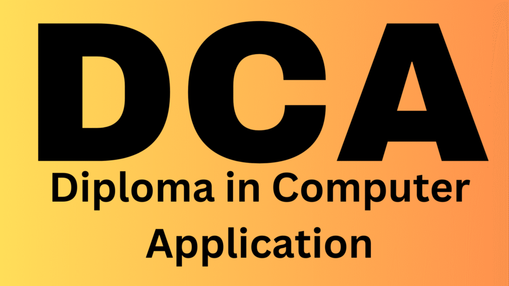 DCA course guide – mindtec.co.in